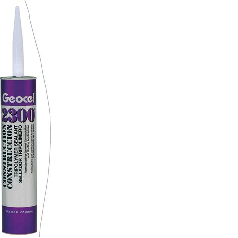 Geocel 2300 10 3 Oz Clear Construction Tripolymer Sealant Hardware
