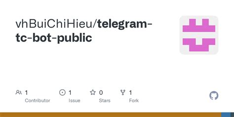 GitHub VhBuiChiHieu Telegram Tc Bot Public