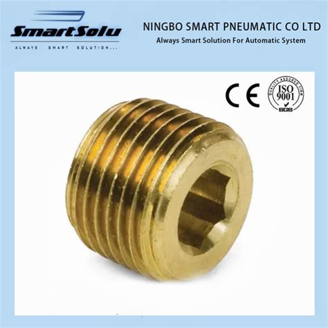 Sae Standard 18 14 38 Thread Size Npt Male Brass Pipe Fitting Brass