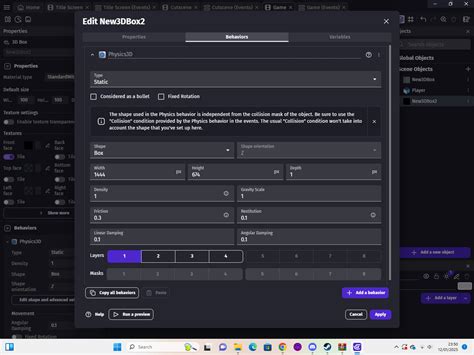 Why Is My 3d First Person Physics Character Falling Through The Floor How Do I Gdevelop