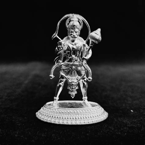 Gitanjali Lord Ganesh Silver Idol Sis023 Gitanjali Jewellers