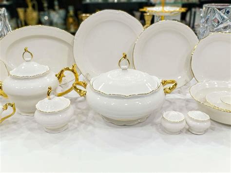 طقم صينى فتحى محمود ١٣٤قطعه مكانك للادوات المنزليه