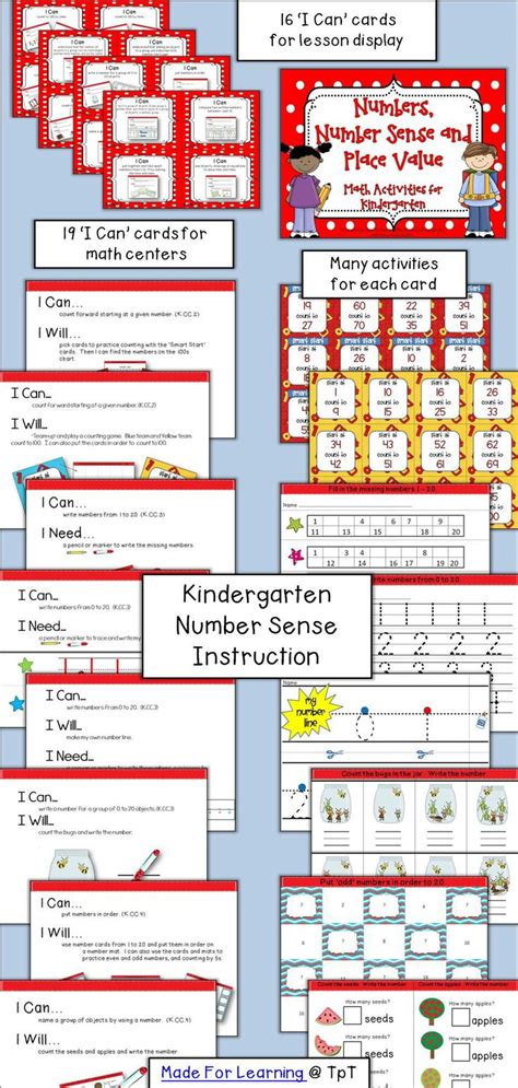 Fun And Engaging Math Workshop Or Center Activities For Kindergarten
