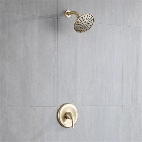 Staykiwi Single Handle 4 Spray Patterns Shower Faucet 2 5 Gpm With