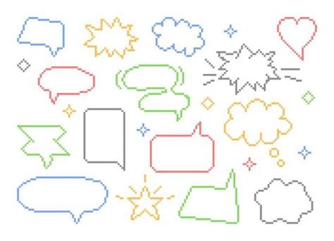 Pixel Speech Bubble Vector Art Icons And Graphics For Free Download