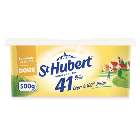Margarine Doux Mat Gr ST HUBERT la barquette de g à Prix Carrefour