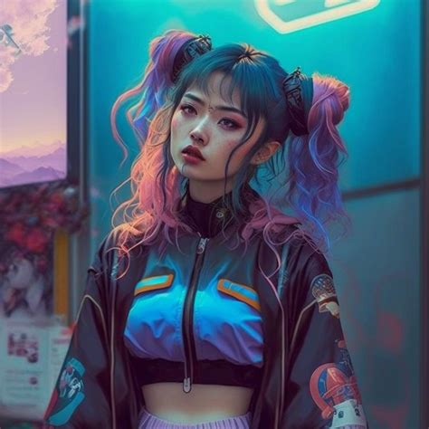 Pin By Chelsea Harker On Dnd Cyberpunk Character Girls Cartoon Art