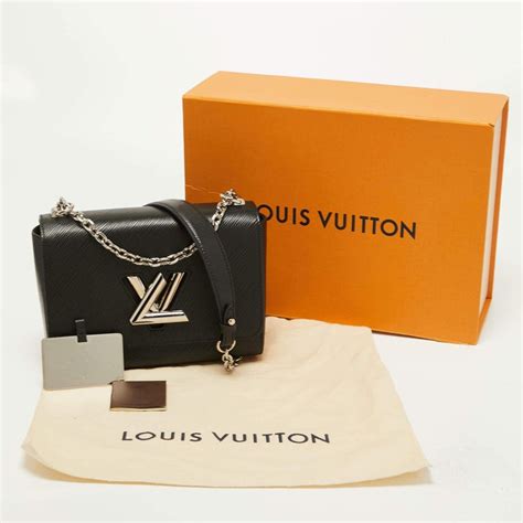 Louis Vuitton Black Epi Leather Twist Mm Bag For Sale At 1stdibs