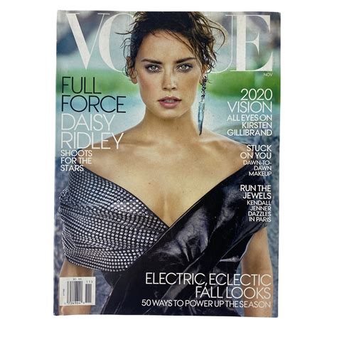 Original Magazines Vogue Magazine November 2017 Daisy Ridley Cover No
