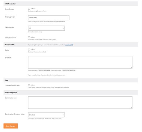 Wp Sms Settings And Integrations Wp Sms Wordpress Sms Plugin