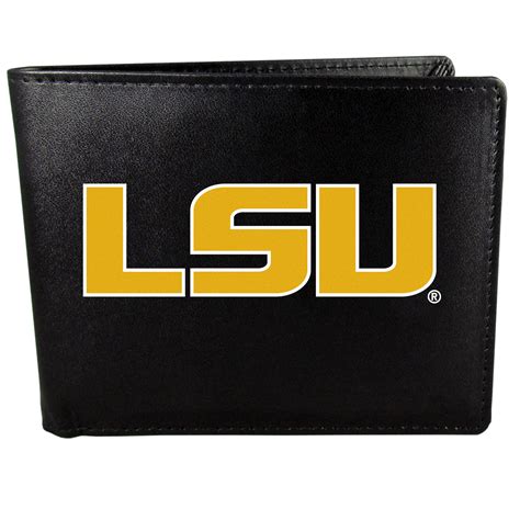 Lsu Tigers Bi Fold Wallet Large Logo Fanhood Gear