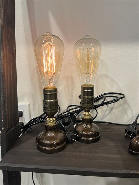 Vintage Industrial Edison Bulb Table Lamp Aag Canada