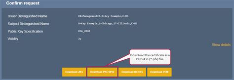 Acquire A Client Certificate For EJBCA CA Authentication