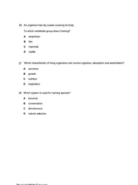 Biology Classification Pdf