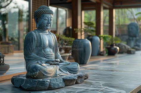 宁静的禅修高清图片下载 正版图片601256987 摄图网