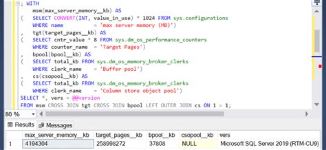 Sql Sasquatch SQLServer Column Store Object Pool The Houdini Memory Broker Clerk AND