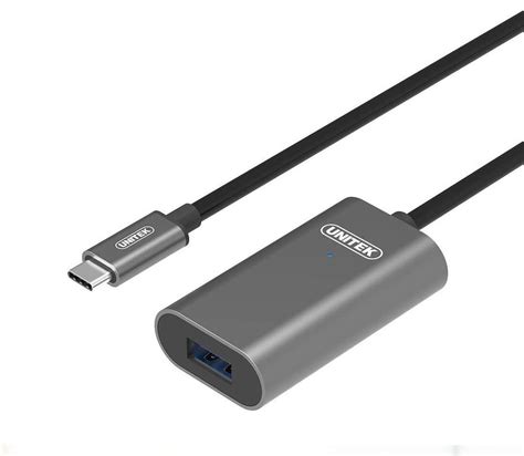 Unitek U304A USB3 1 USB C Male To USB A Female Active Extension Cable 5m OfficeWorks
