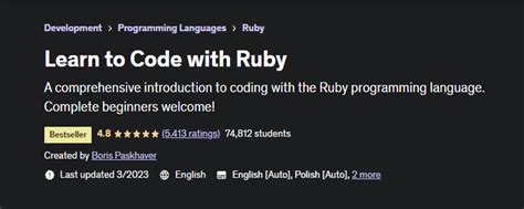 Por Qué Debería Aprender A Programar En Ruby En 2023 Y Los 5 Mejores