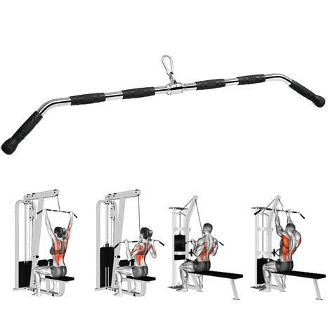 Buy Lat Pull Down Bar 45 Inches Lat Bar And Bar Accessories For Lat Pulldown Barras Para