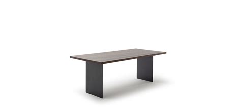 Esstisch Eldur LB ca 220x100 cm Eiche geräuchert Lackiert Wange