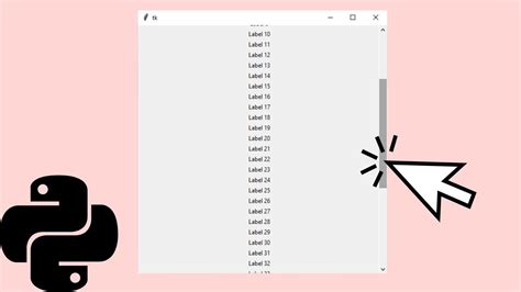 Python Tkinter Tutorial How To Create A Scrollable Frame Youtube