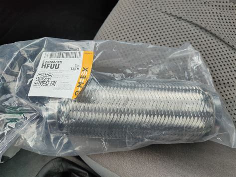 Замена гофры Fortluft Interlock 50x200oem — Kia Sportage 2g 2 л