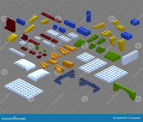 Lego 3d Parts Royalty Free Stock Images Image 25246789