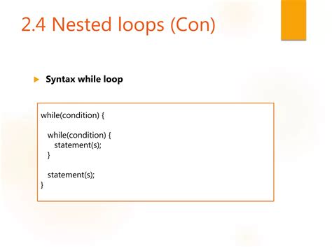 C Programming Control Structure Pptx Programming Languages Computing