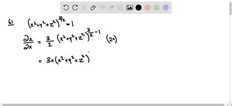 SOLVED Calculate Z X And Z Y Using Implicit Differentiation Leave Your Answers In Terms