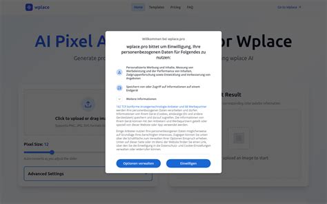 Ai Pixel Art Converter For Wplace Ai技术转换图像为像素艺术，并生成完美文字图像。