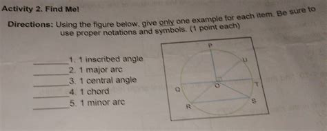 solved activity 2 find me directions using the figure below give