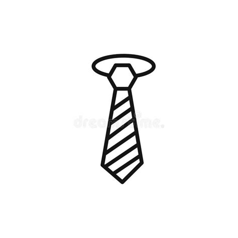 Tie Icon Vector Set Collection For Web Stock Illustration