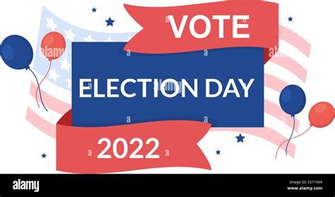 Election Day Political Hand Drawn Cartoon Flat Illustration With Voters