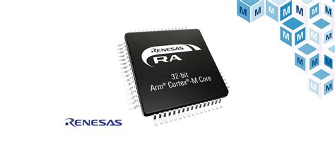 Mouser Now Shipping Renesas Electronics RA X MHz Arm Cortex M Microcontrollers With Helium