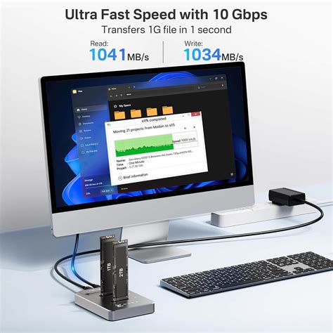 Acasis Nvme M 2 Drive Duplicator Offline Clone Docking Station