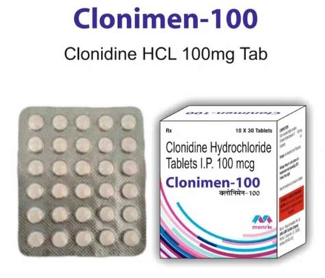 Clonidine Hydrochloride Tablet Ip 100 Mg At Rs 90stripe Haridwar