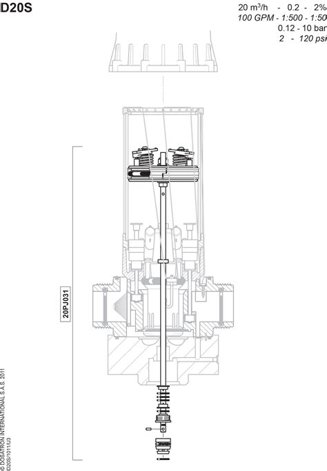 Dosatron Liquid Dispenser D20 0 2 2 Vf A Dosatron