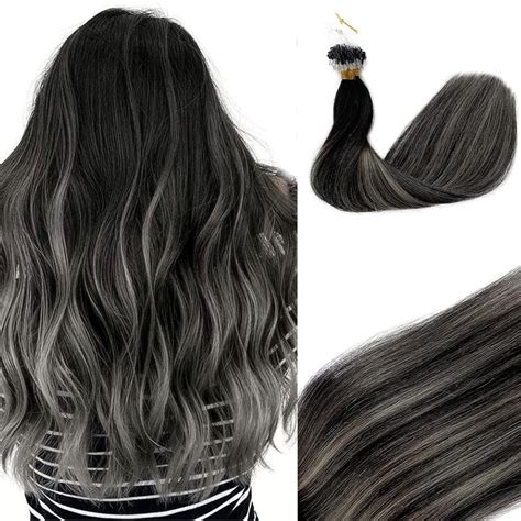 Smavida Microbeads Hair Extensions Highlights Natural