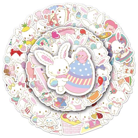 10 30 50pcs Aesthetic Wishmemell Anime Graffiti Stickers Sanrio Cartoon