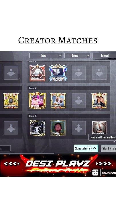 Creator Showdown Matches Bgmi Shorts Desiplayz Youtube
