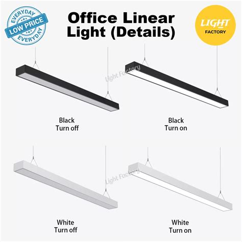 Office Pendant Light 4ft Led T8 Linear Light Casing Kalimantang Tube