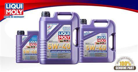 Liqui Moly Leichtlauf High Tech 5W40 Synthetic Engine Oil | Shop LMEM