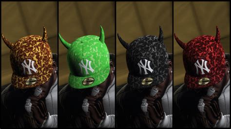 Ny Devil Cap Bape Camo V1 0 Gta 5 Mod