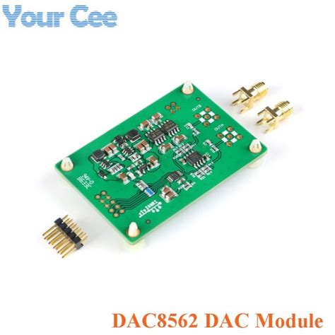 Dac Module Dac8562 Amplifier Board Module Dc 2 7 5 5v Positive And Negative 10v Signal Amplitude