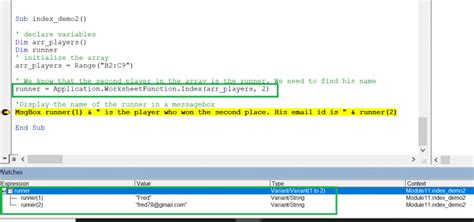 All About VBA Index Match And The Excel Index Formula VBA And VB Net Tutorials Education And