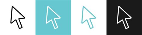 Premium Vector Computer Mouse Click Cursor Cursor Arrow Flat Icon For