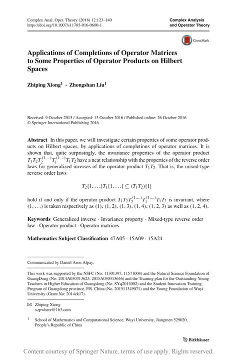 Applications Of Completions Of Operator Matrices To Some Properties Of