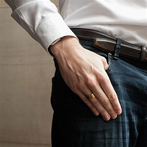 The Conqueror Brushed Titanium Ring