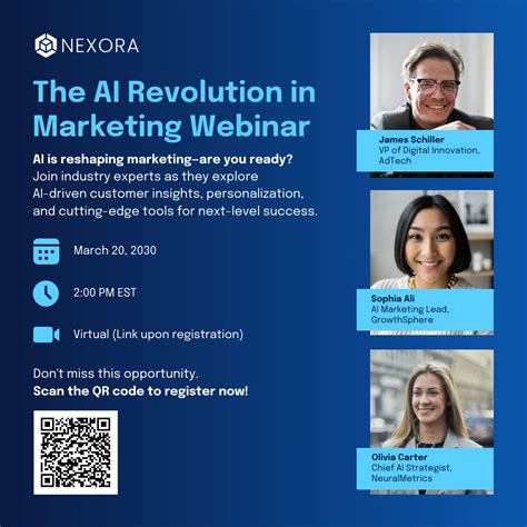 webinar event linkedin post template in square format venngage