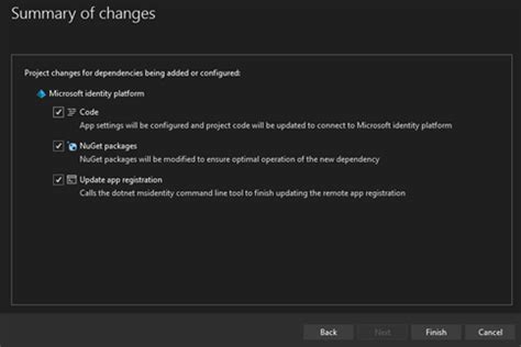 Get Started With The Microsoft Identity Platform Visual Studio S